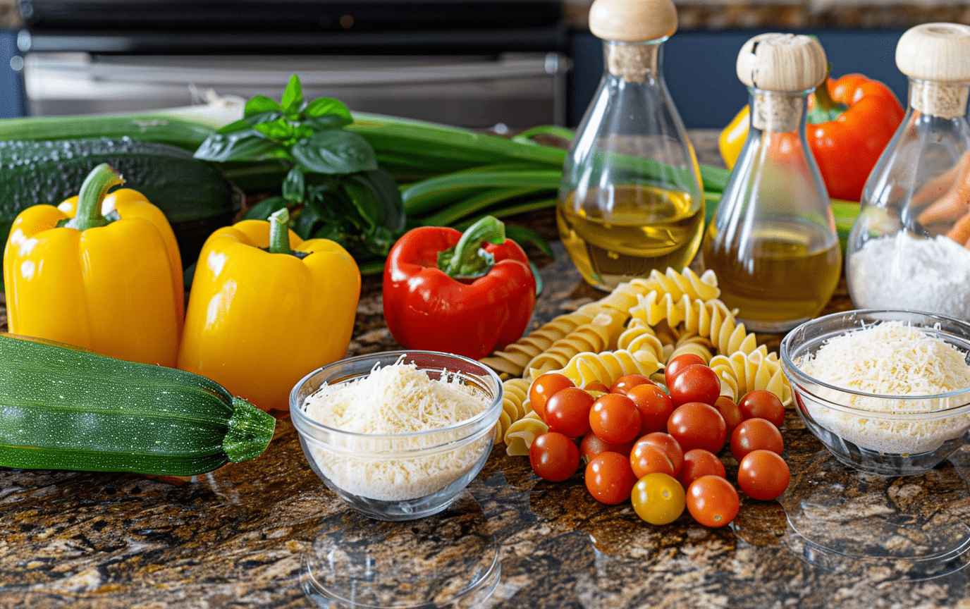 Cavatappi Primavera - SoyRice Kitchen