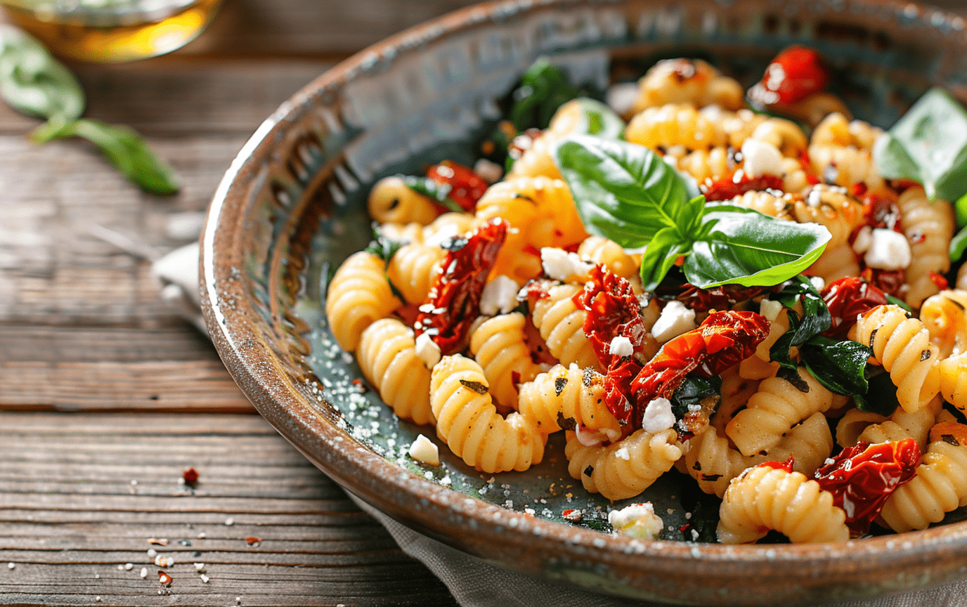 Cavatappi Pasta Toss - SoyRice Kitchen