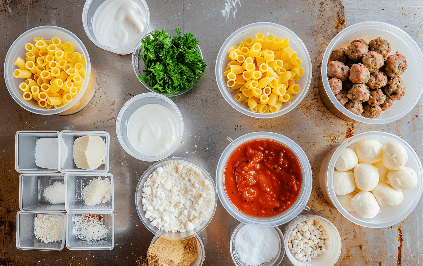 Cavatappi Meatball Bake - SoyRice Kitchen