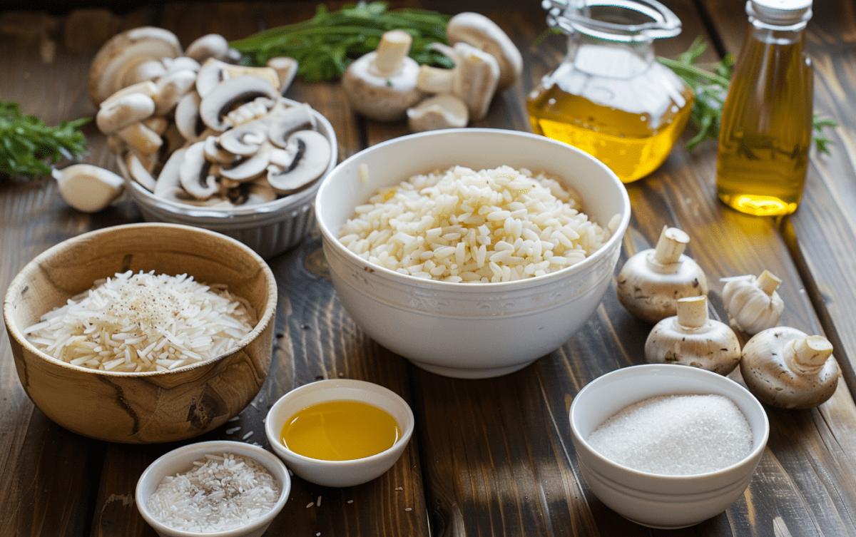 Creamy Mushroom Risotto - SoyRice Kitchen