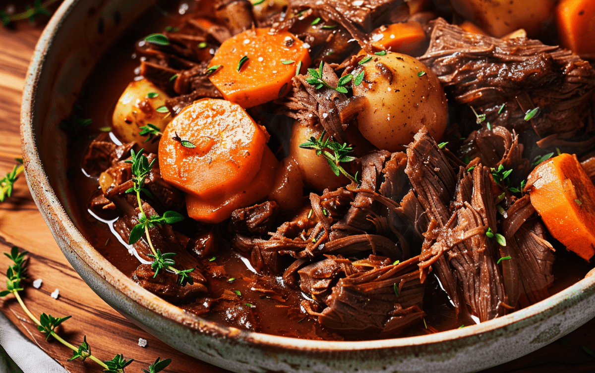 Classic Beef Stew with Root Vegetables - SoyRice Kitchen