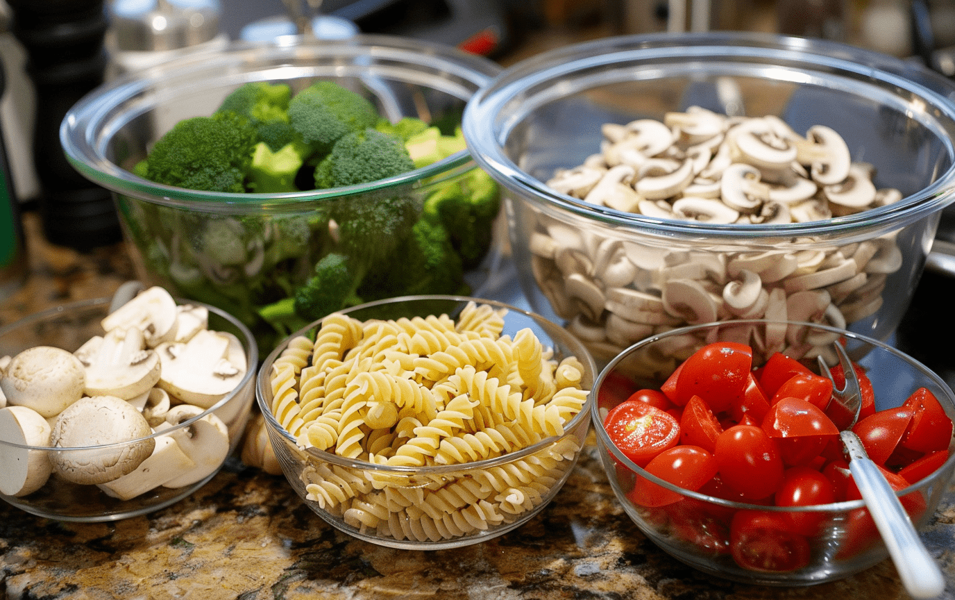Healthy Veggie Fusilli One-Pot - SoyRice Kitchen