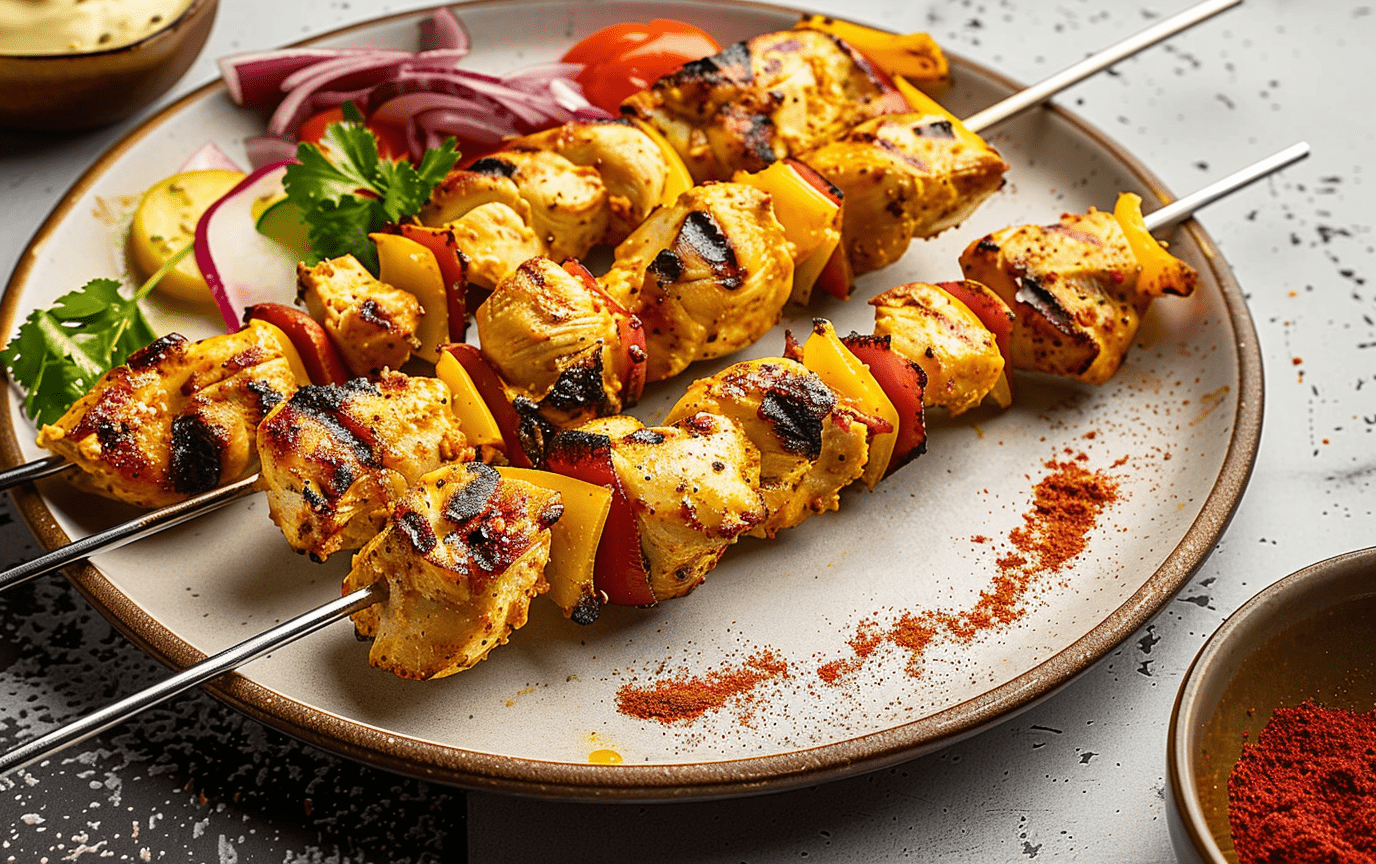 Persian Saffron Yogurt Chicken Kebabs - SoyRice Kitchen