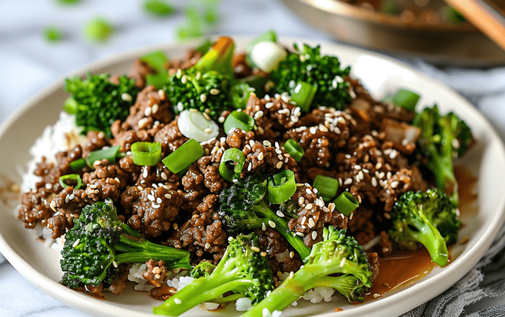 Lean Beef Broccoli Skillet - SoyRice Kitchen
