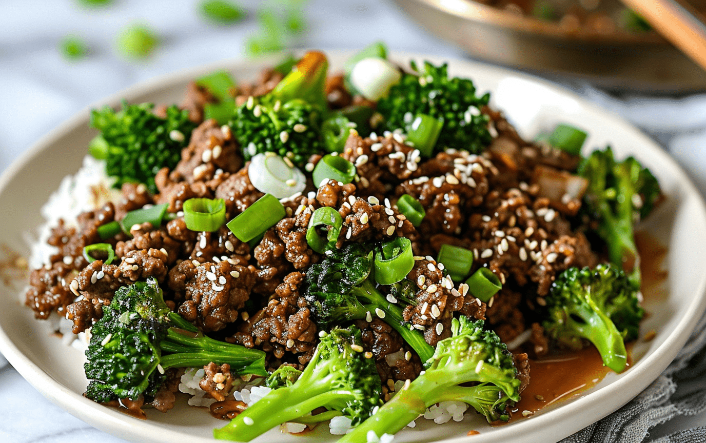 Lean Beef Broccoli Skillet - SoyRice Kitchen