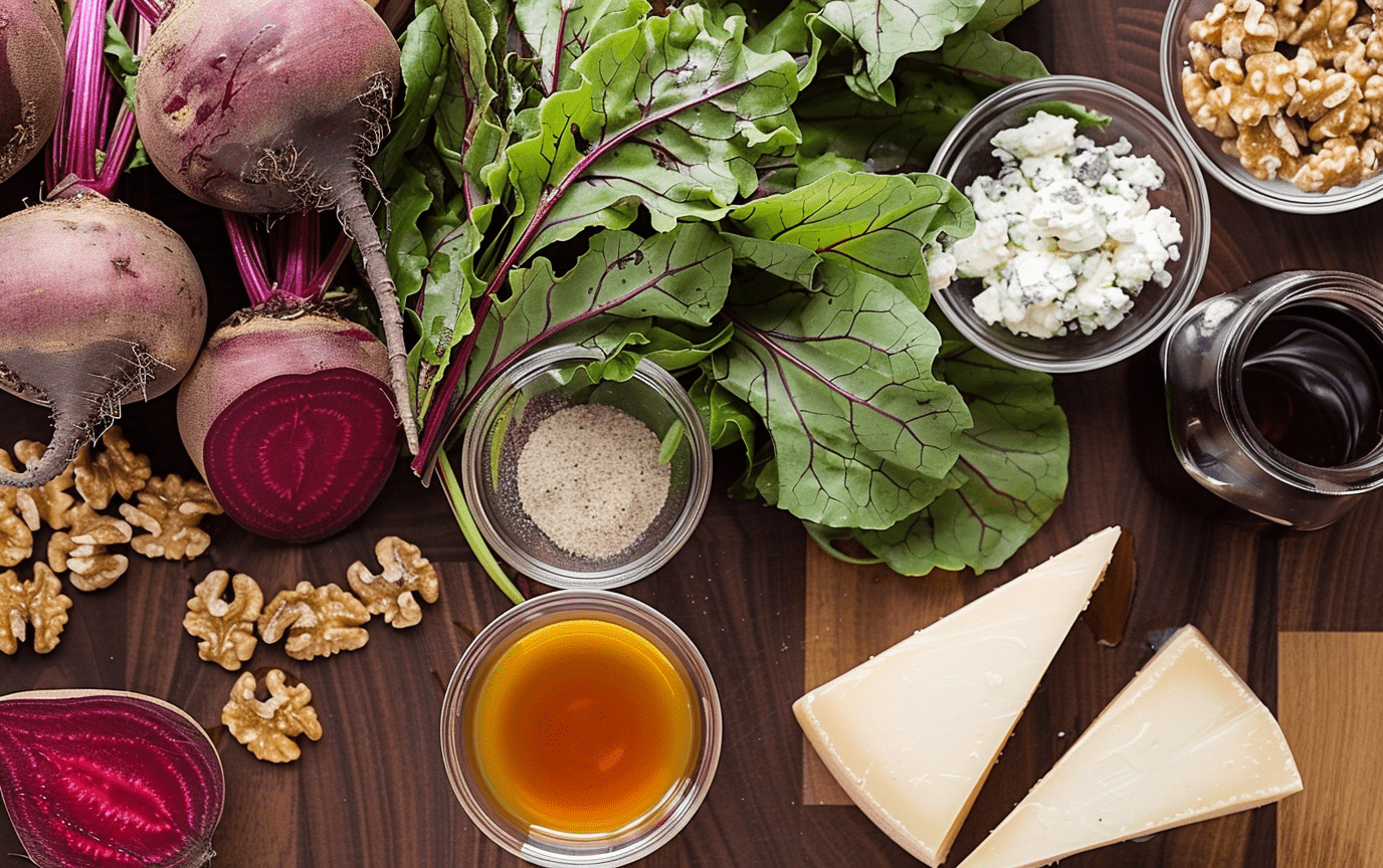 Beet and Goat Cheese Salad - SoyRice Kitchen
