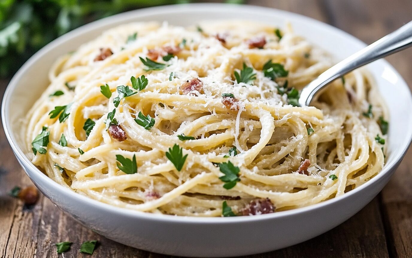 Best One-Pot Creamy Spaghetti - SoyRice Kitchen