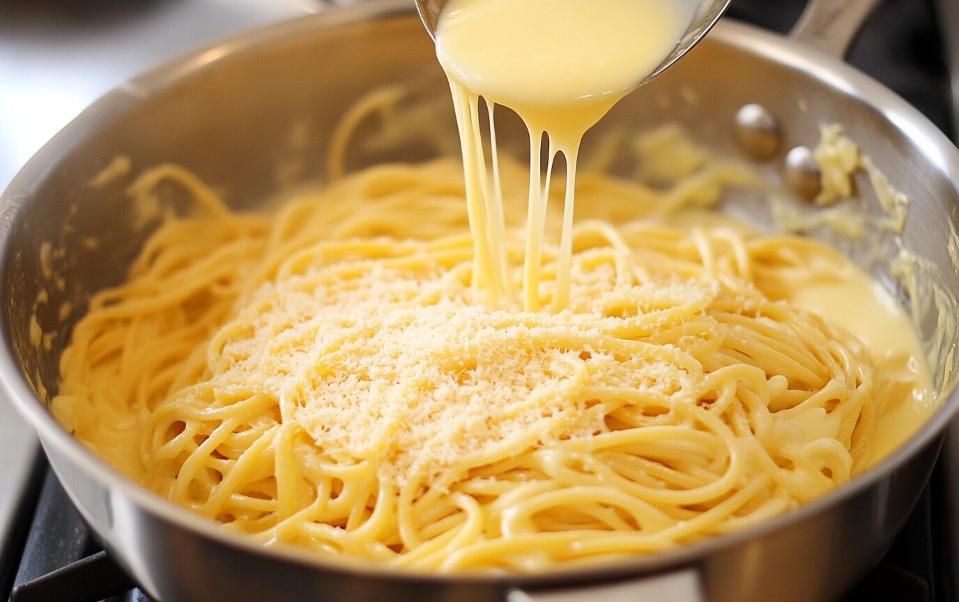 Best One-Pot Creamy Spaghetti - SoyRice Kitchen