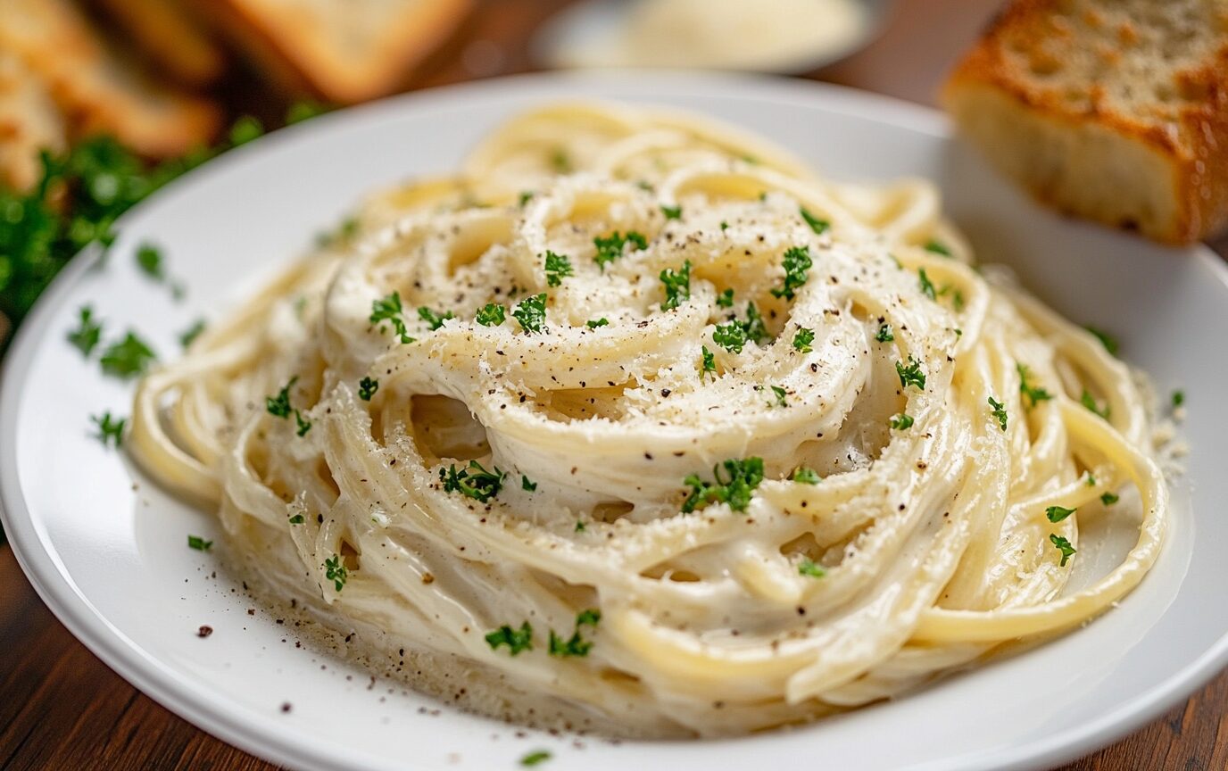 Best Creamy Garlic Pasta Delight - SoyRice Kitchen