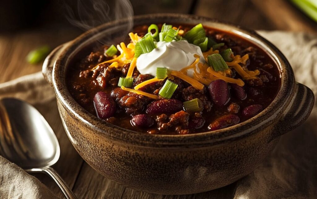 Quick Pressure Cooker Chili - SoyRice Kitchen