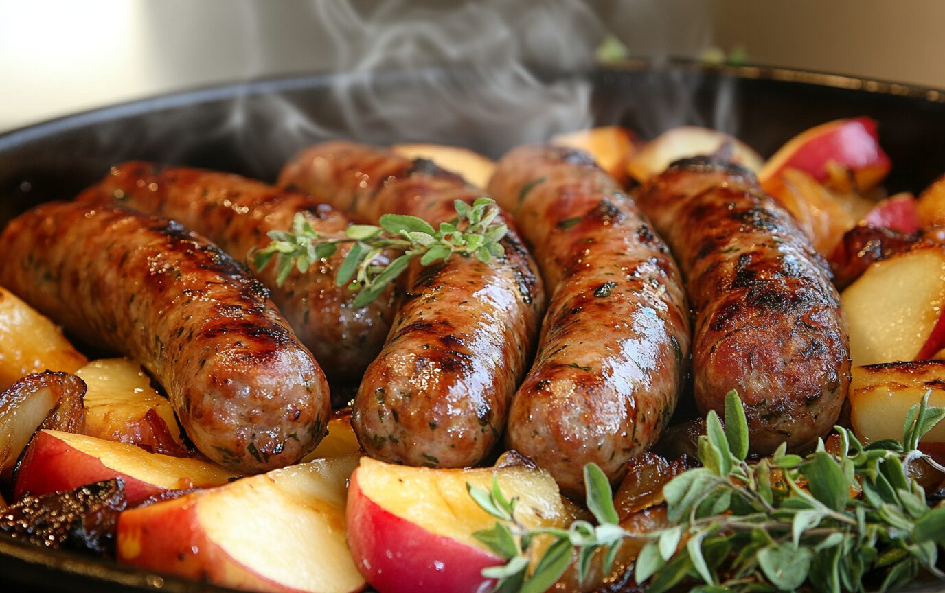 Sausage Apple Sheet Pan Roast - SoyRice Kitchen