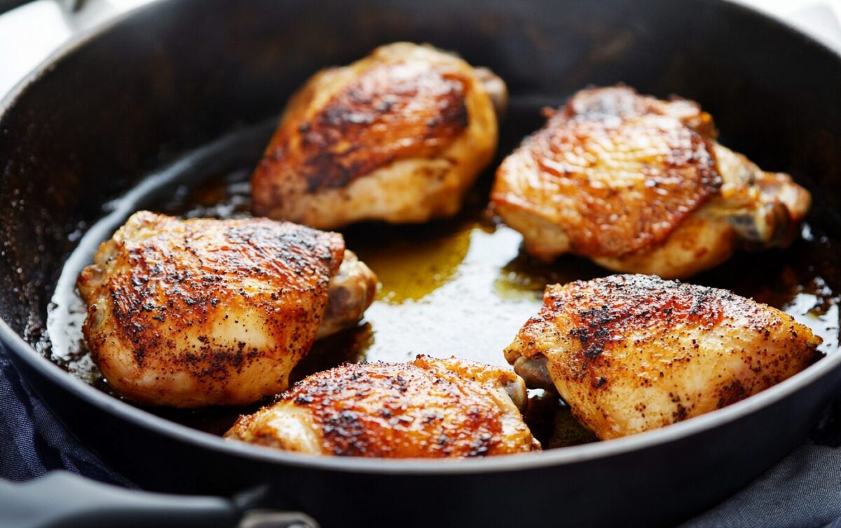 Simple Herb-Infused Chicken with Roasted Grapes - SoyRice Kitchen