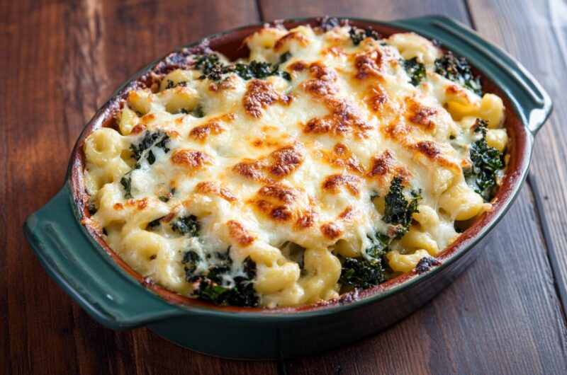 Sweet Creamy Buttermilk Mac and Kale - SoyRice Kitchen