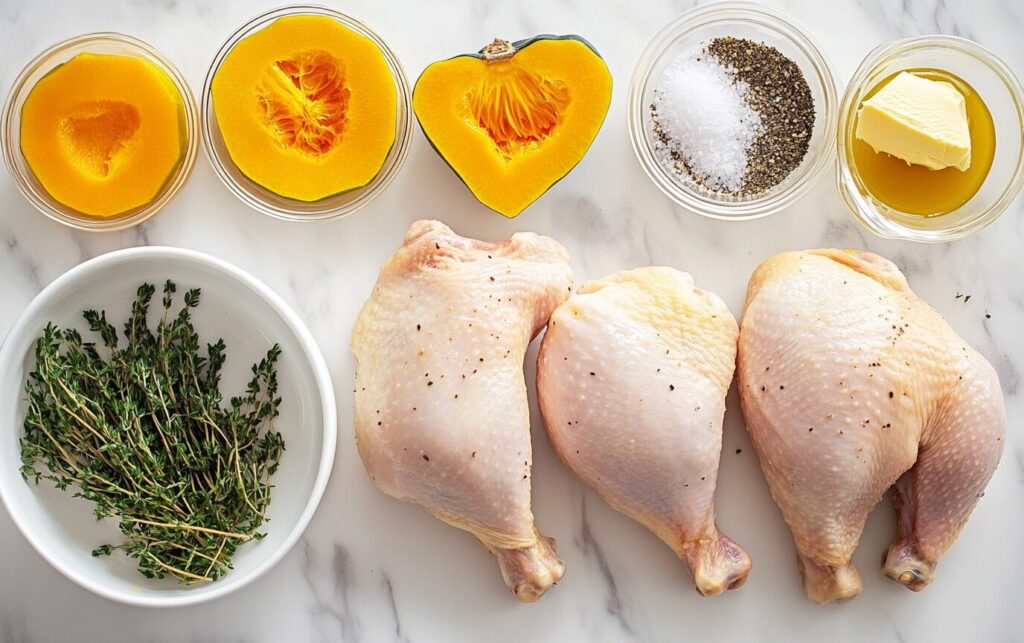 Perfect Herbed Roast Chicken with Acorn Squash and Sumac Butter ...