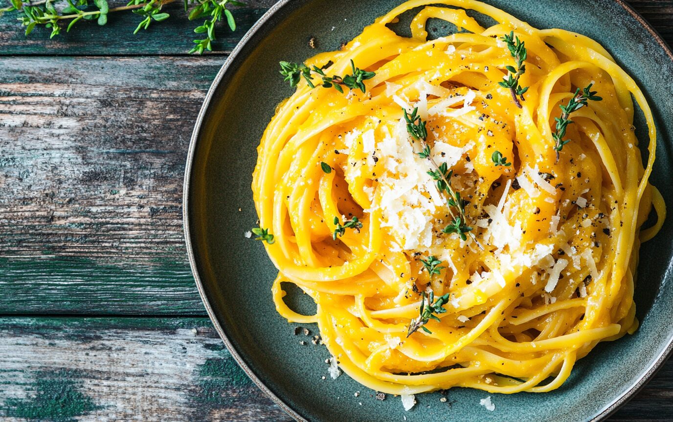 Autumn Sage Pasta - SoyRice Kitchen