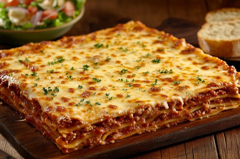 Classic Cheese Lasagna - SoyRice Kitchen