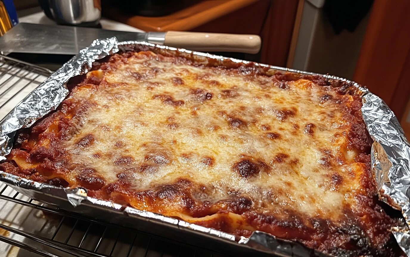 Creamy Cheese Layered Pasta Bake - SoyRice Kitchen