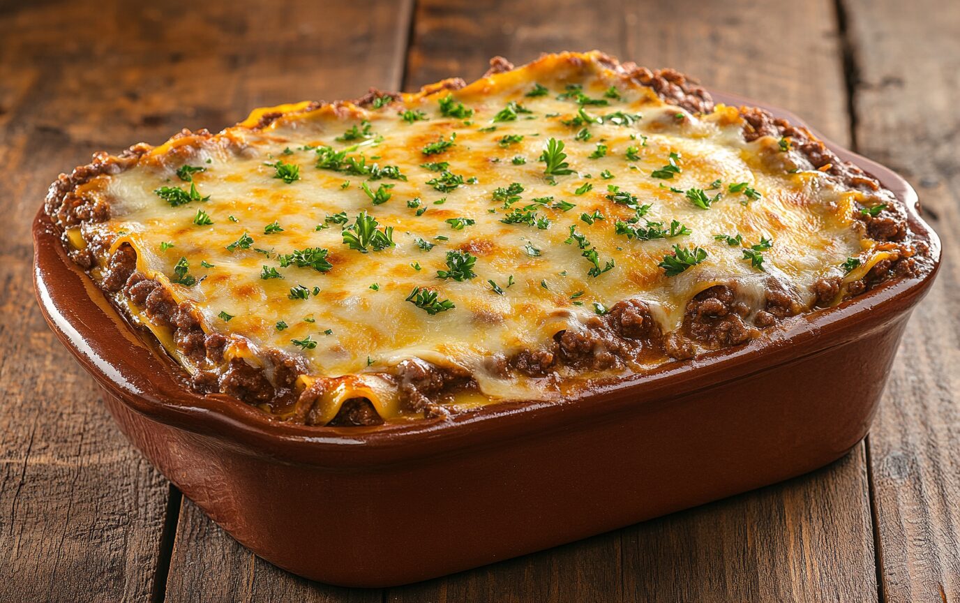 Classic Beef Lasagna - SoyRice Kitchen