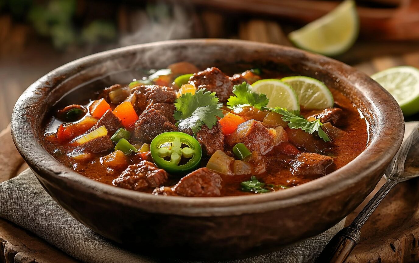 Hearty Mexican Beef Stew - SoyRice Kitchen
