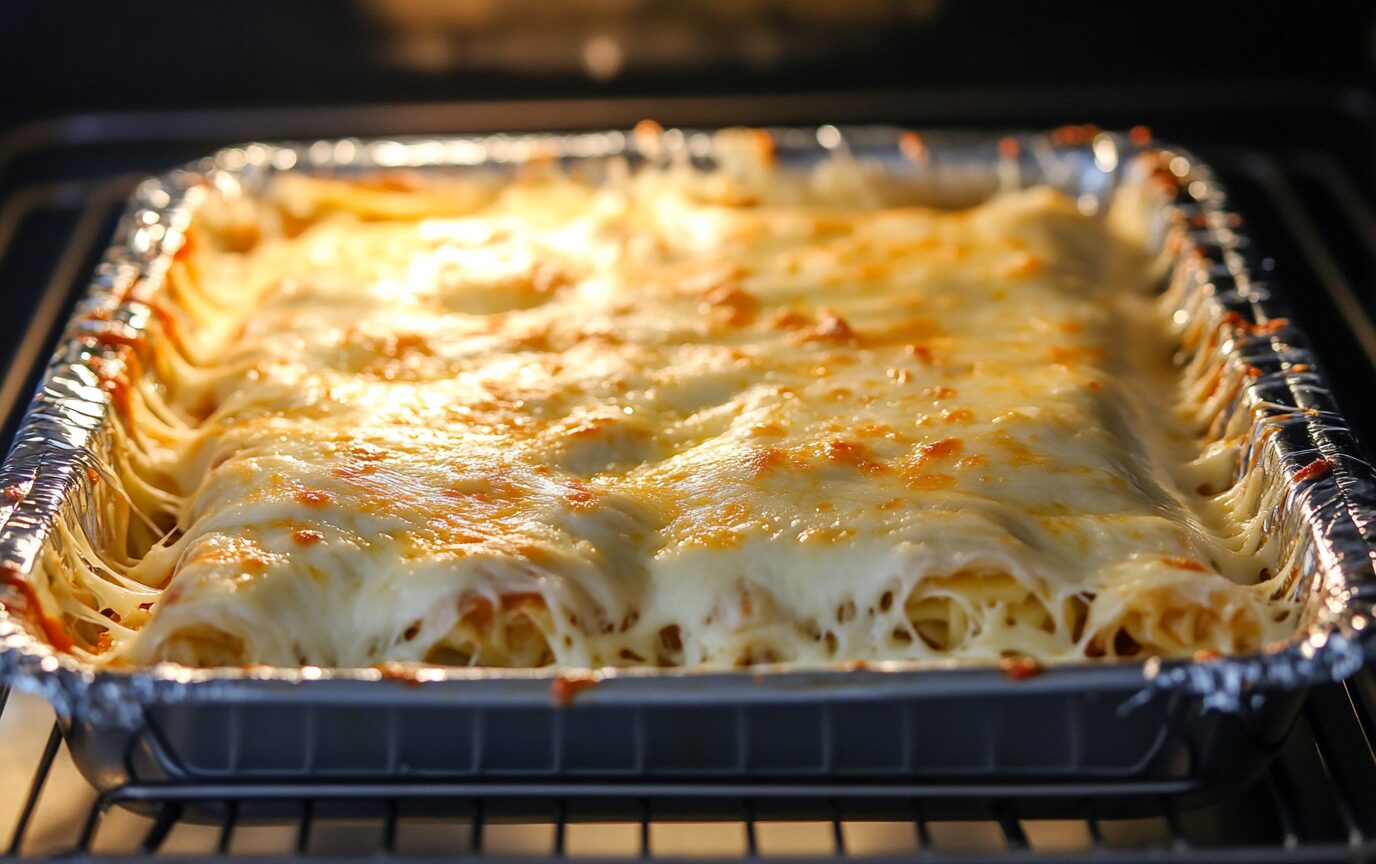 Quick Cheesy Baked Pasta Rolls - SoyRice Kitchen