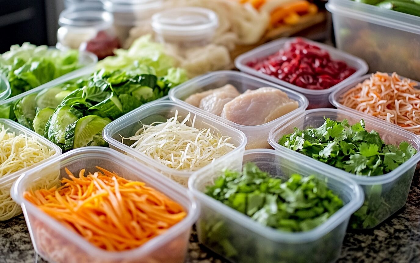 Lemongrass Infused Chicken Noodle Bowl - SoyRice Kitchen