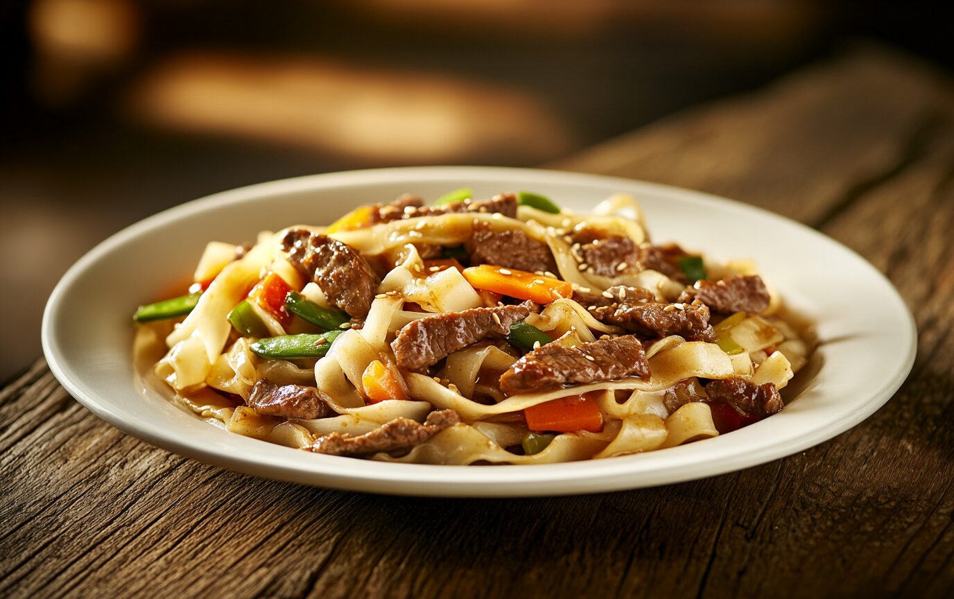 Classic Beef Chow Fun - SoyRice Kitchen