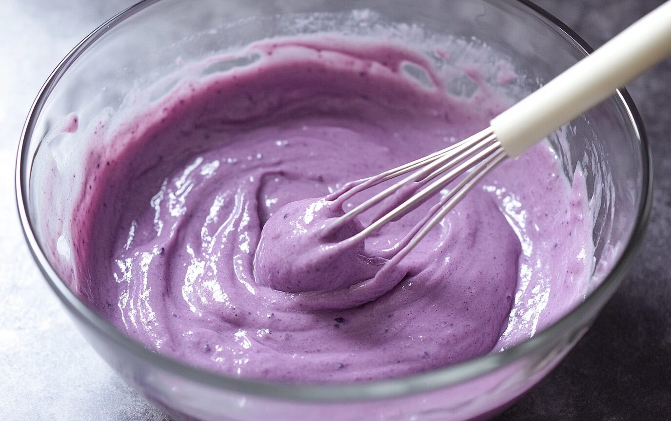 Purple Paradise Pancakes - SoyRice Kitchen