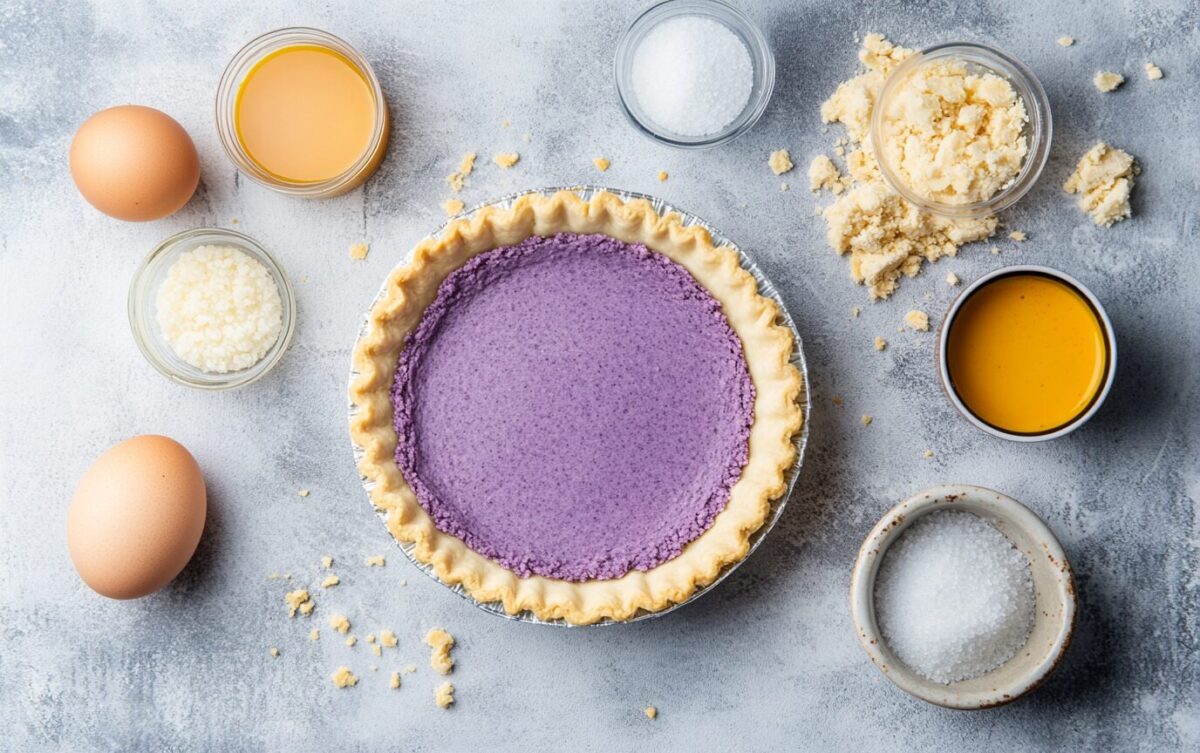 Purple Yam Tart - SoyRice Kitchen