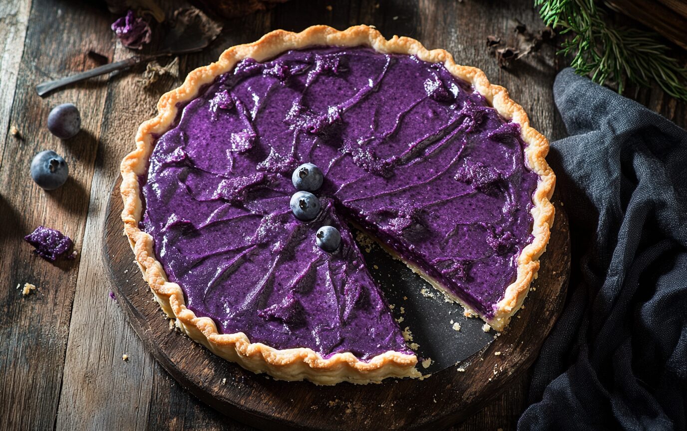 Purple Yam Tart - SoyRice Kitchen
