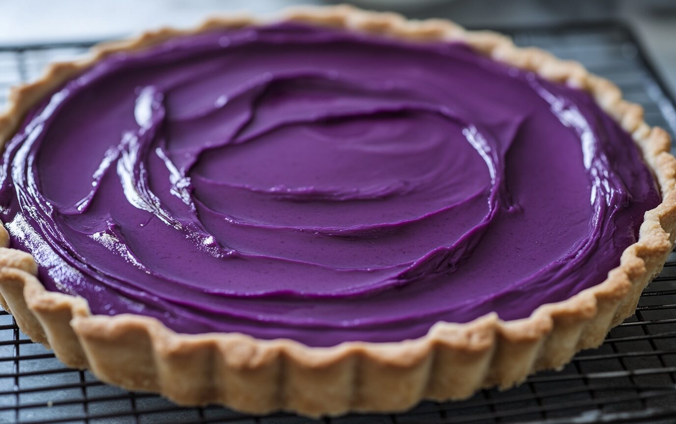Purple Yam Tart - SoyRice Kitchen
