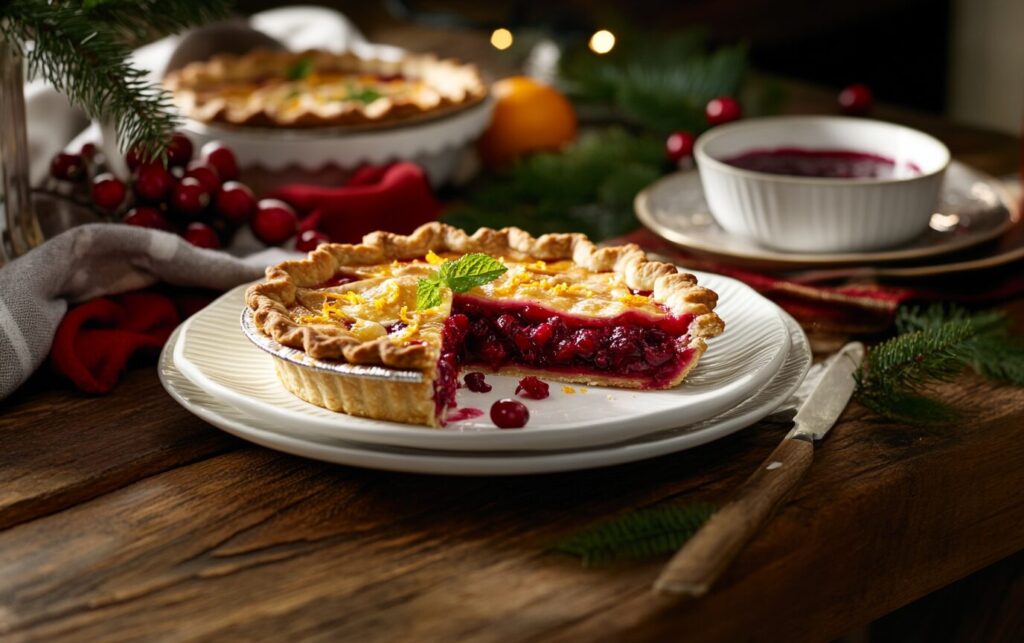 Cranberry Harvest Pie - SoyRice Kitchen