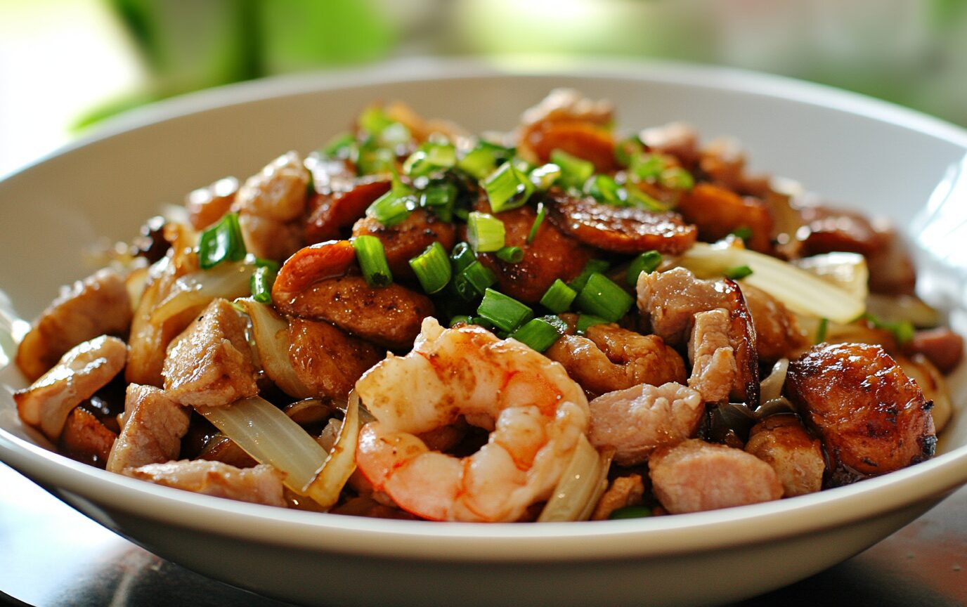 Filipino Noodle Stir-Fry - SoyRice Kitchen