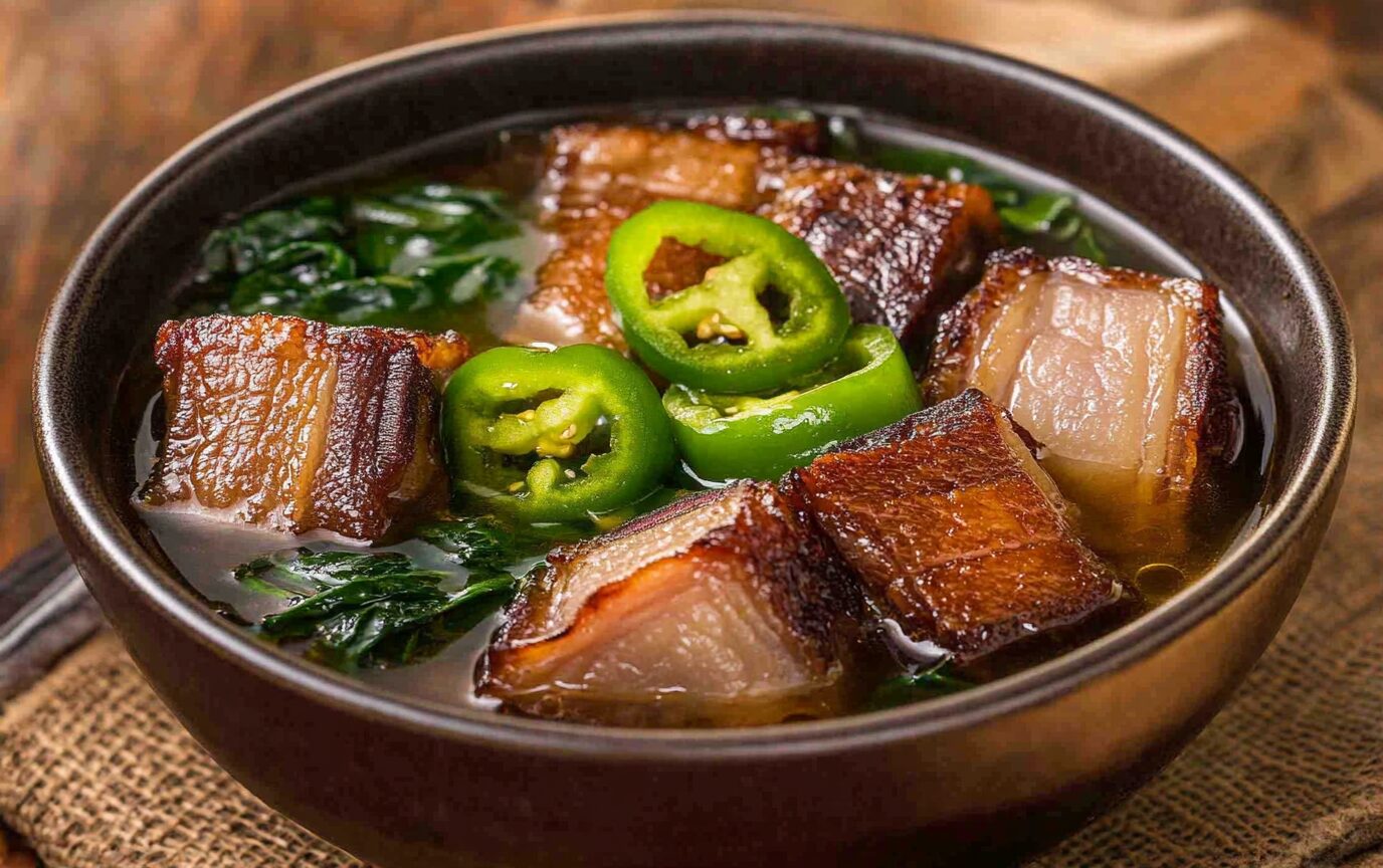 Filipino Pork Sour Soup - SoyRice Kitchen