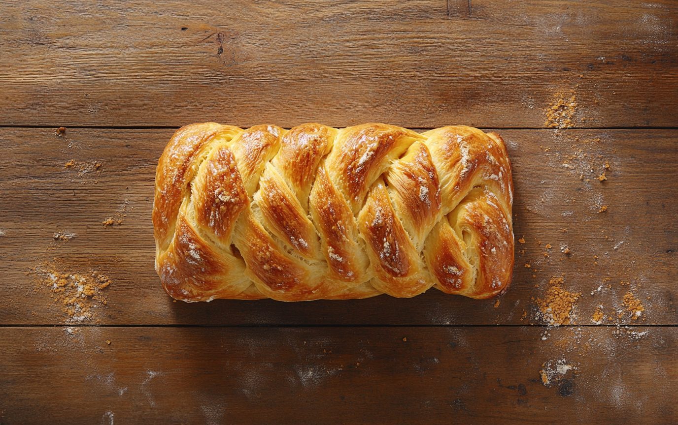 Machine-Made Braided Bread - SoyRice Kitchen