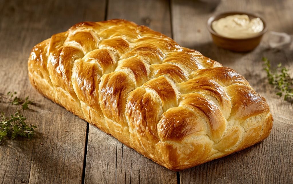 Machine-Made Braided Bread - SoyRice Kitchen