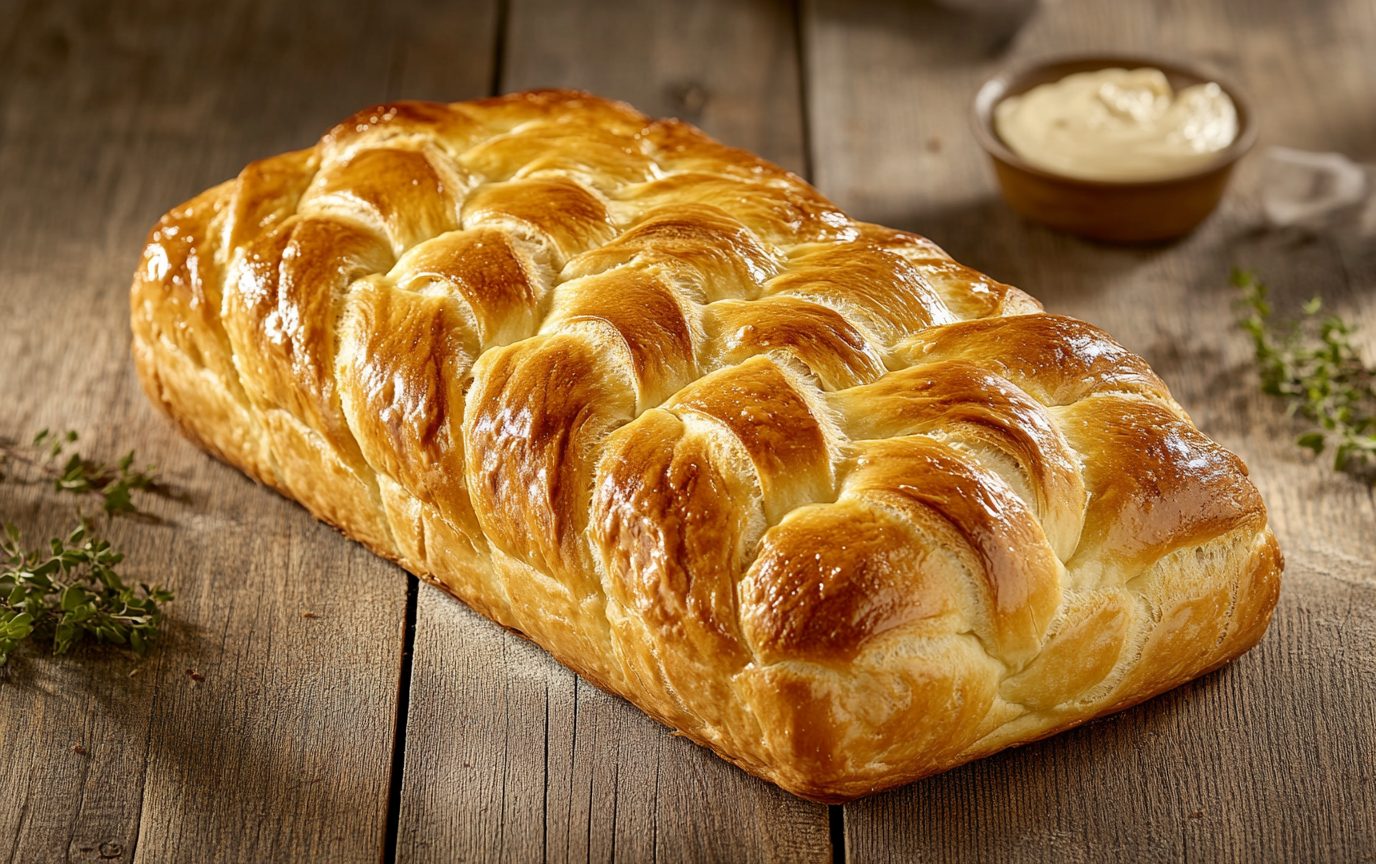 Machine-Made Braided Bread - SoyRice Kitchen