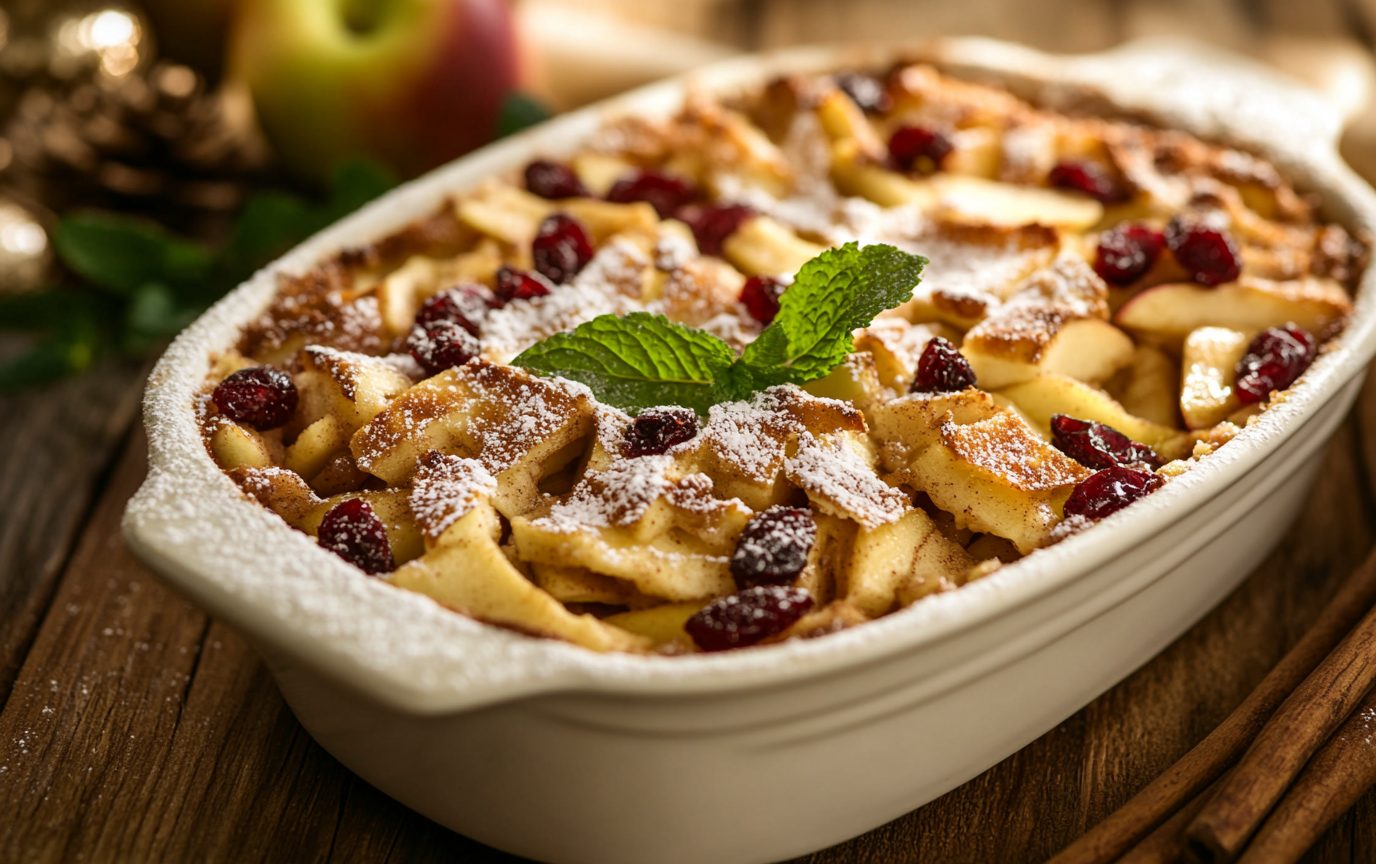 Apple Matzo Casserole - SoyRice Kitchen