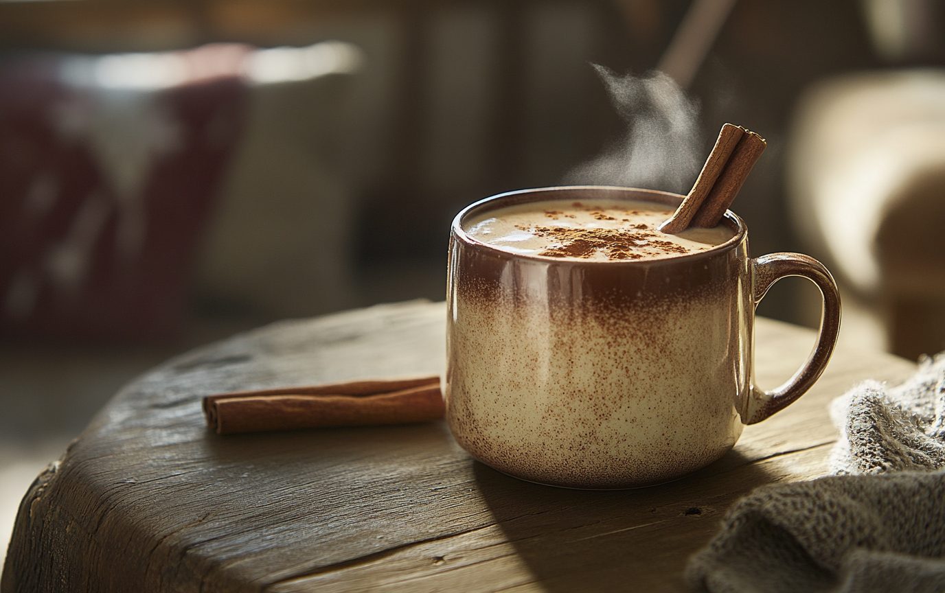 Spiced Ginger Hot Cocoa - SoyRice Kitchen