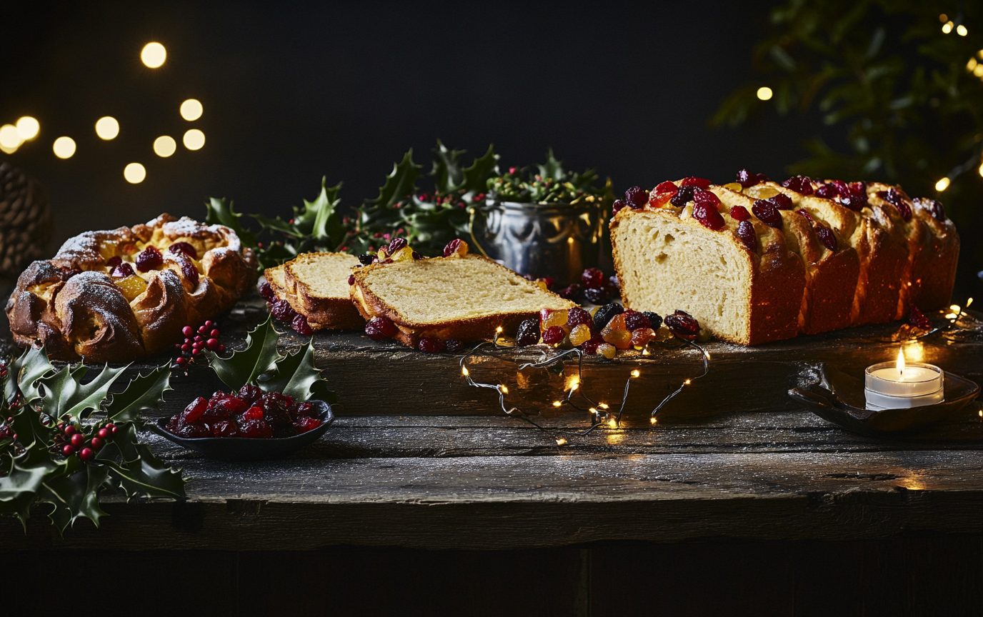 Italian Festive Fruit Bread - SoyRice Kitchen