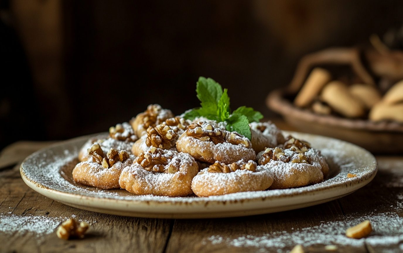Snowy Walnut Bites - SoyRice Kitchen
