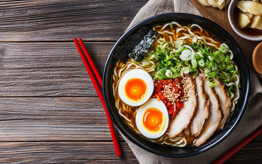 Creamy chicken ramen - SoyRice Kitchen