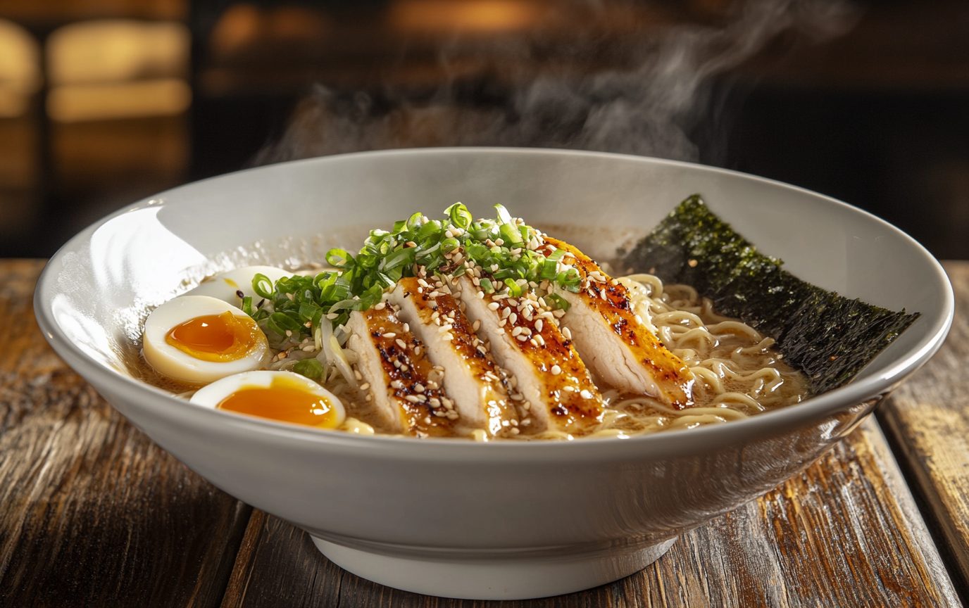 Chicken miso ramen - SoyRice Kitchen