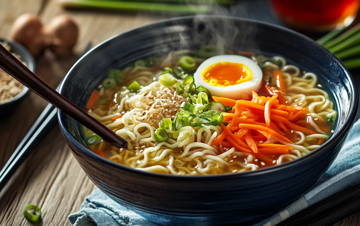 Classic Chicken Ramen Bowl - SoyRice Kitchen