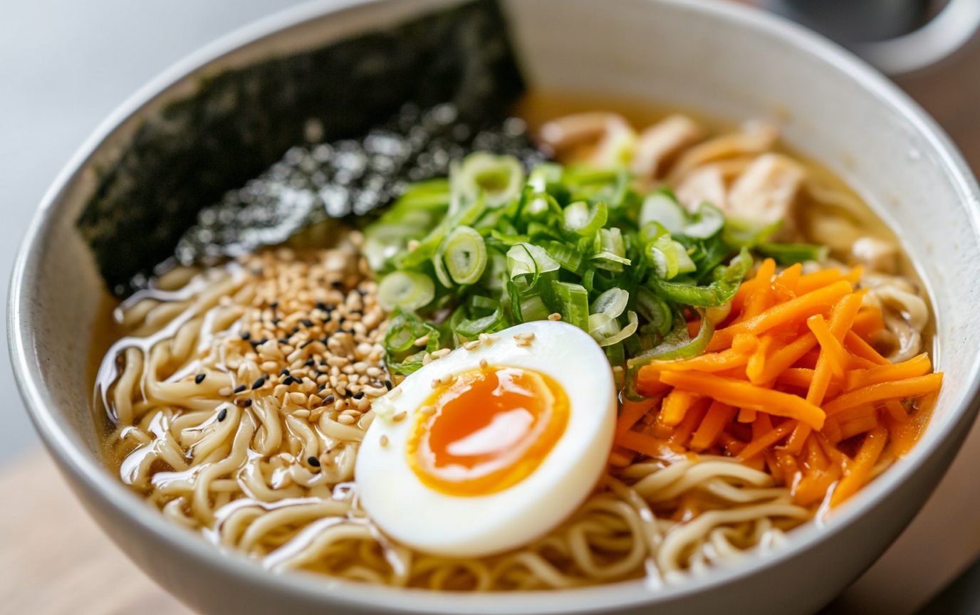 Classic Chicken Ramen Bowl - SoyRice Kitchen
