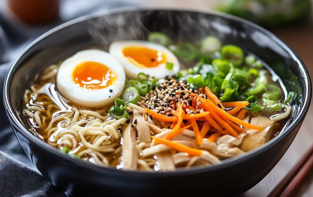 Classic Chicken Ramen Bowl - SoyRice Kitchen