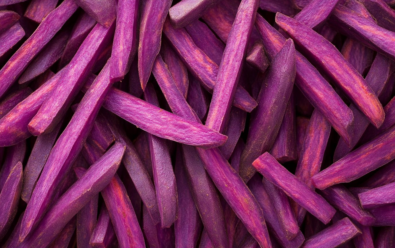 Crispy Purple Fries - SoyRice Kitchen
