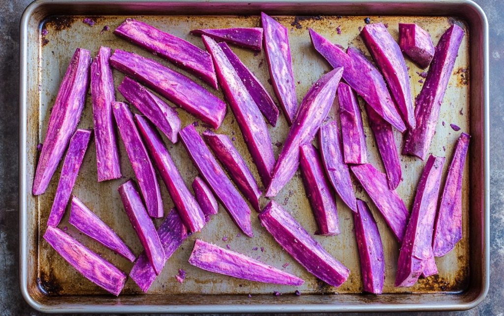 Crispy Purple Fries - SoyRice Kitchen