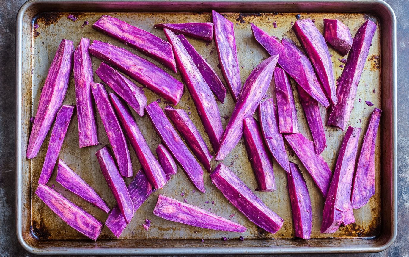 Crispy Purple Fries - SoyRice Kitchen
