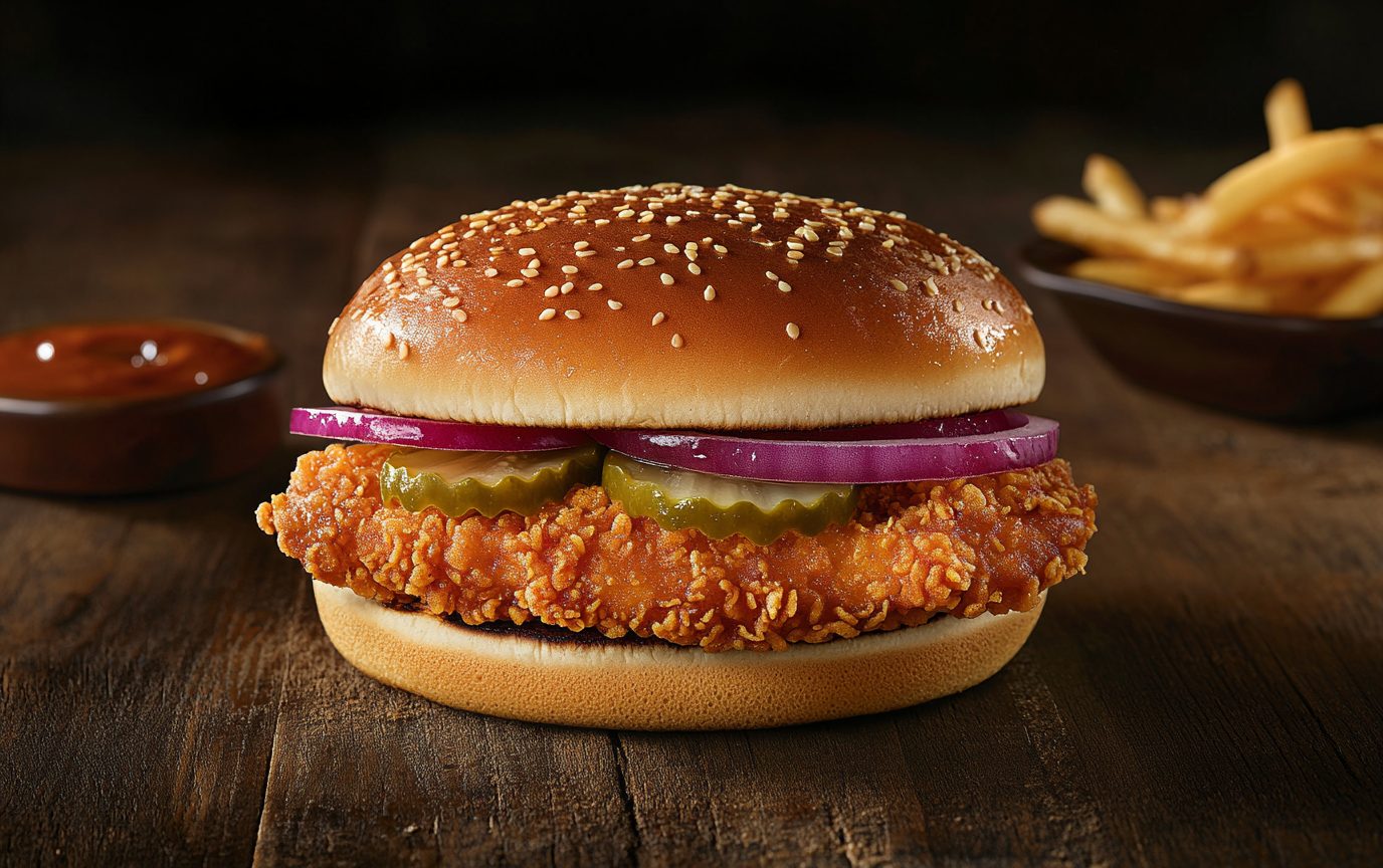 Spicy Honey Chicken Burgers - SoyRice Kitchen