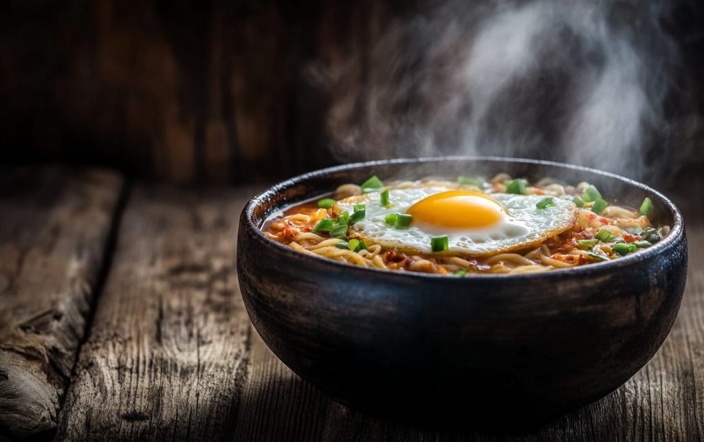 Spicy Korean Chicken Ramen - SoyRice Kitchen